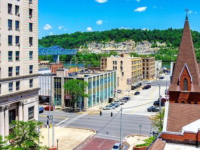 Downtown Ashland greets you with wide streets and a refreshing absence of gridlock. The kind of place where rush hour means three cars at a stoplight.