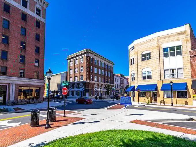 Downtown Salisbury's charming streetscape offers that perfect small-town vibe where your retirement dollars stretch like your grandmother's famous taffy.