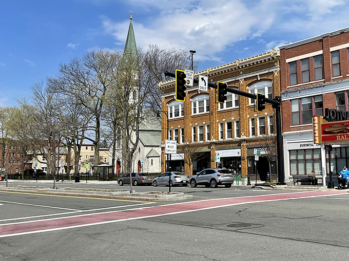 Pittsfield's downtown blends historic charm with modern practicality, where church spires and brick buildings create a postcard-perfect New England scene that's actually affordable.
