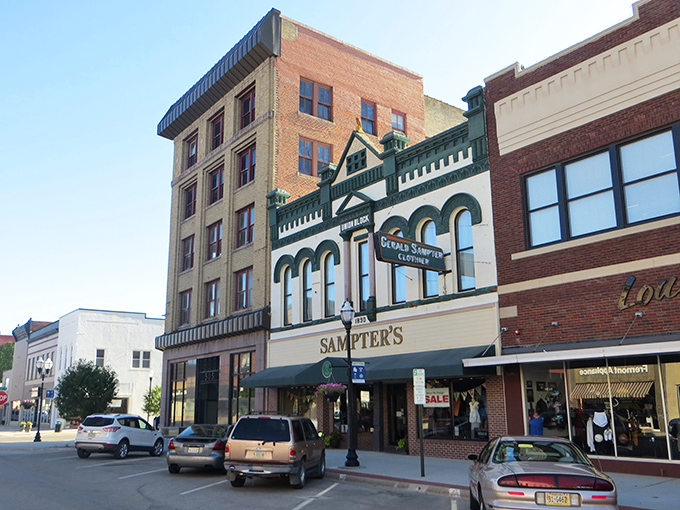 Fremont's historic downtown skyline offers that perfect blend of small-town charm and architectural character, where your Social Security check stretches like saltwater taffy.