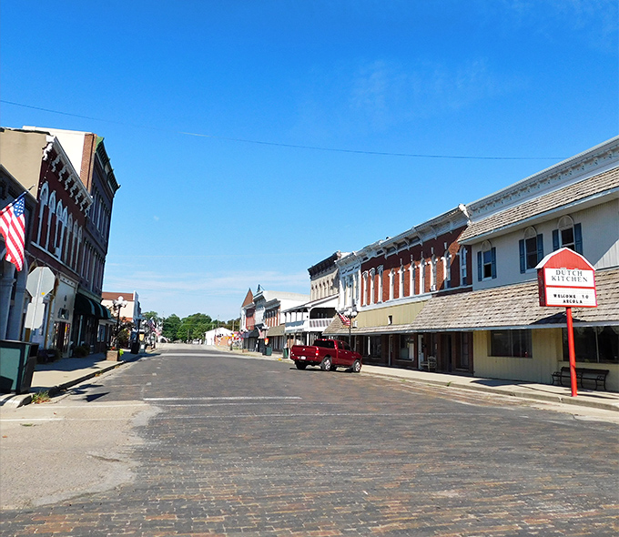 Arcola's Main Street feels like a movie set where time decided to take a leisurely stroll rather than its usual sprint.