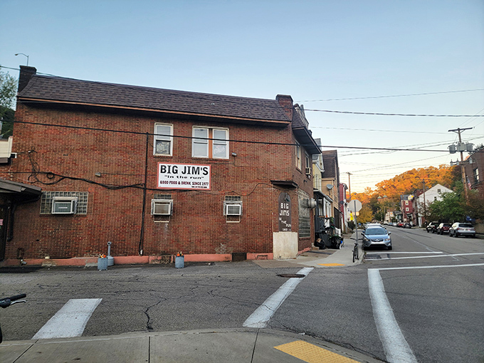 The unassuming brick exterior of Big Jim's hides culinary treasures that would make even the most jaded food critic weep with joy.