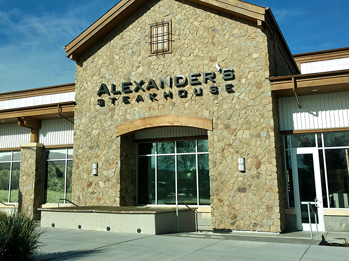 The stone fortress of flavor stands proud against the California sky, promising carnivorous adventures that will haunt your dreams for years to come.