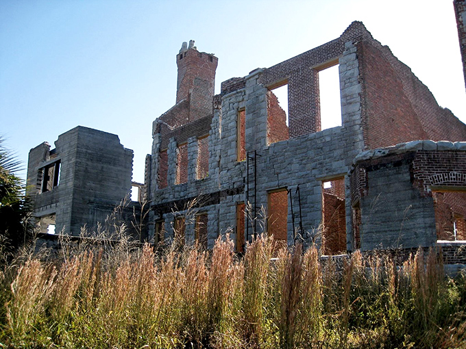 1. these hauntingly beautiful ruins in georgia look straight out of a gothic novelNature slowly reclaims what humans built, creating a hauntingly beautiful tableau where brick and stone meet wild grasses under the Georgia sky.
