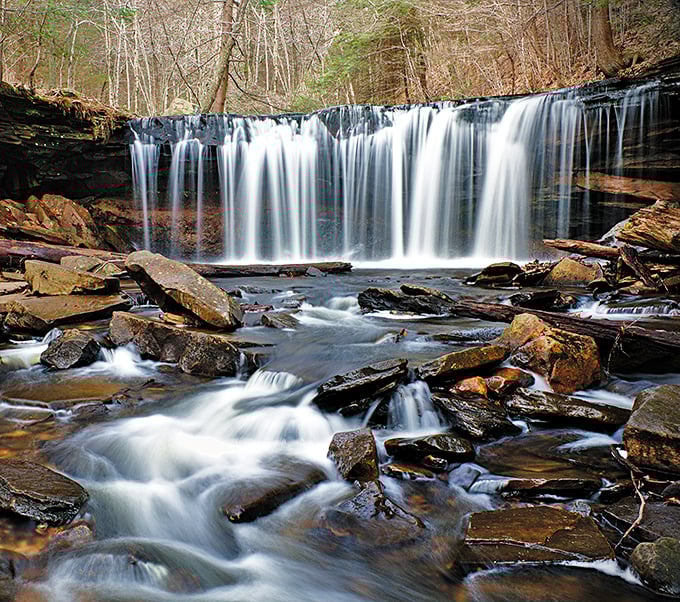 Nature's perfect symphony in motion &ndash; Ganoga Falls cascades 94 feet down ancient rock formations, creating a misty paradise that feels worlds away from everyday life.