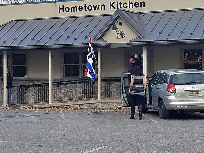 The unassuming exterior of Hometown Kitchen belies the culinary treasures within. Like finding a Picasso at a yard sale, this place is all about the delicious surprise.