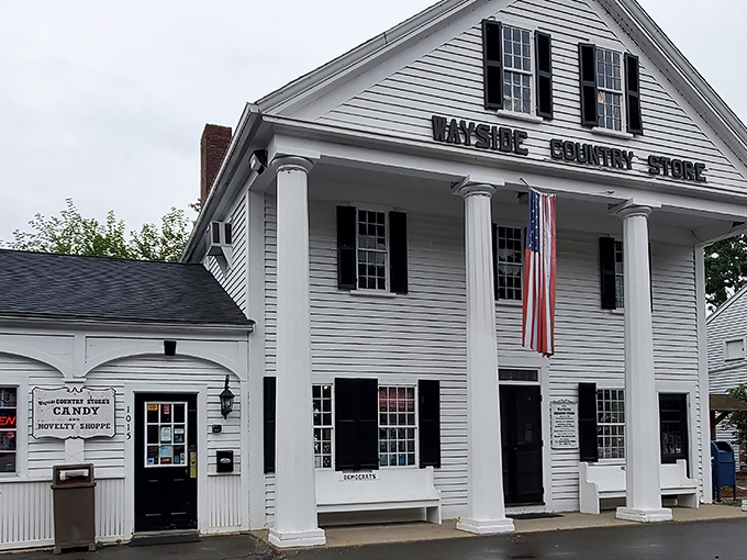 The stately white columns and American flag welcome you like an old friend. This isn't just a store&mdash;it's a time capsule with candy inside.