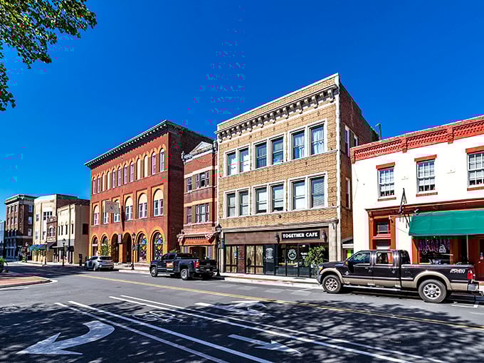 Downtown Salisbury's charming streetscape offers that perfect small-town vibe where your retirement dollars stretch like your grandmother's famous taffy.