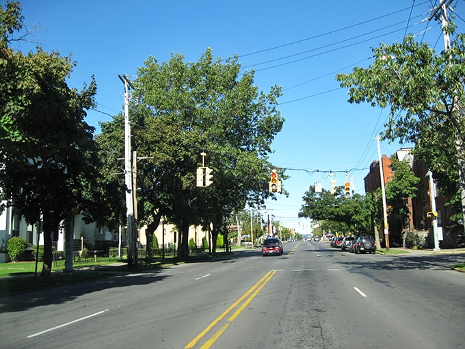 Utica's farmers market brings the community together under historic industrial architecture, where local produce meets global flavors in a vibrant weekend ritual.