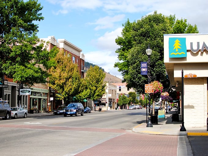 La Grande's historic downtown showcases colorful facades and preserved architecture, where your retirement dollars stretch further than your imagination once did.