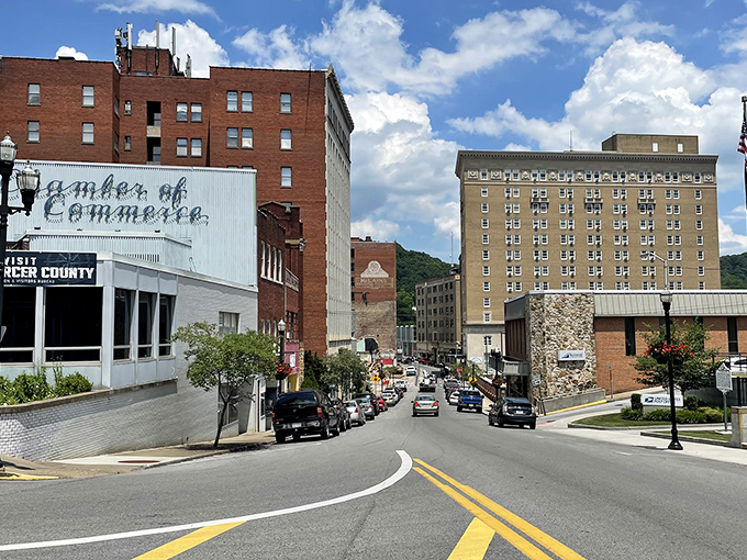 Bluefield's downtown skyline showcases historic brick buildings where your retirement dollars stretch further than anywhere else in West Virginia.