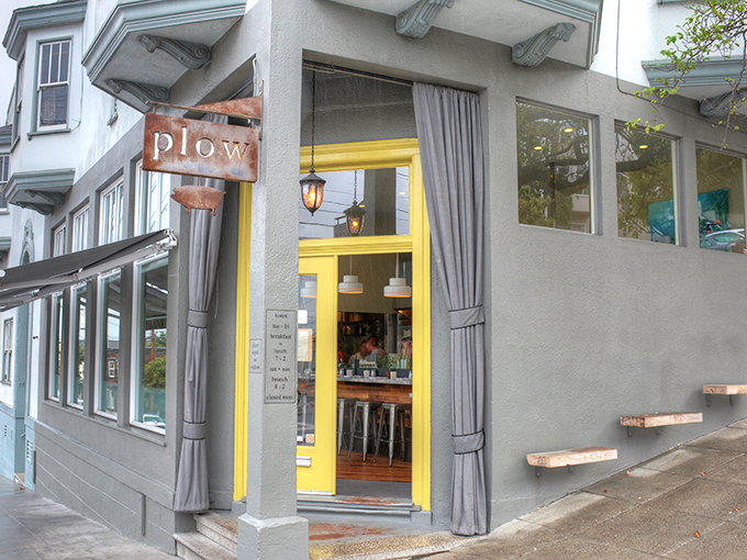 That iconic yellow door isn't just an entrance&mdash;it's a portal to pancake paradise in San Francisco's Inner Sunset neighborhood.