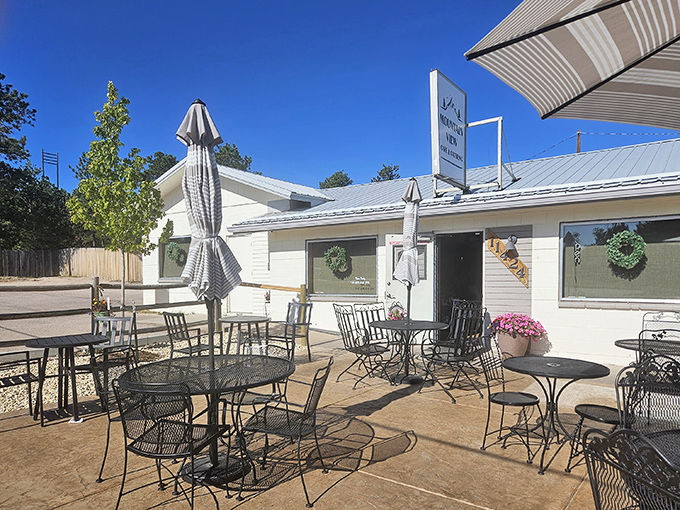 The unassuming exterior of Mountain View Cafe belies the breakfast magic happening inside. Sometimes the best treasures come in modest packages.