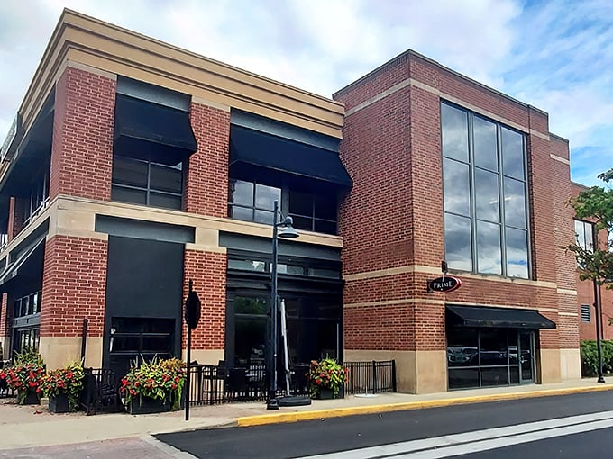 The unassuming brick exterior of Prime 47 hides a carnivore's paradise within. Like finding a diamond in a strip mall, this Carmel gem beckons with understated elegance.