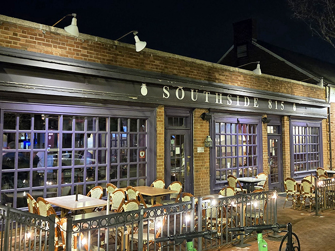 Those purple window frames aren't just for show&mdash;they're like a secret handshake for food lovers who know what awaits inside this Alexandria gem.