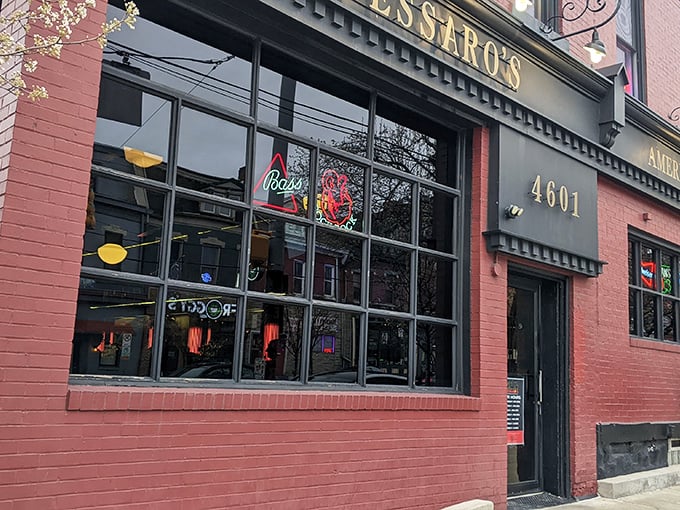 The brick facade and neon beer signs of Tessaro's aren't trying to impress you&mdash;they're too busy guarding Pittsburgh's best-kept burger secret.