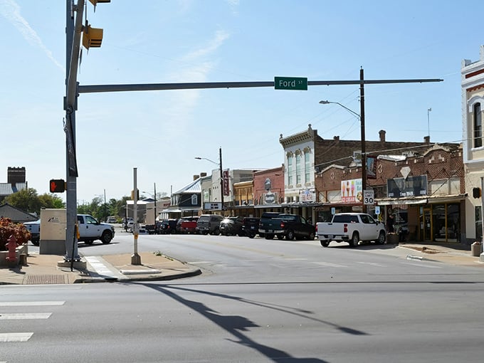 Downtown Llano stretches before you like a classic Texas postcard&mdash;historic storefronts, pickup trucks, and that big sky promising adventure around every corner.