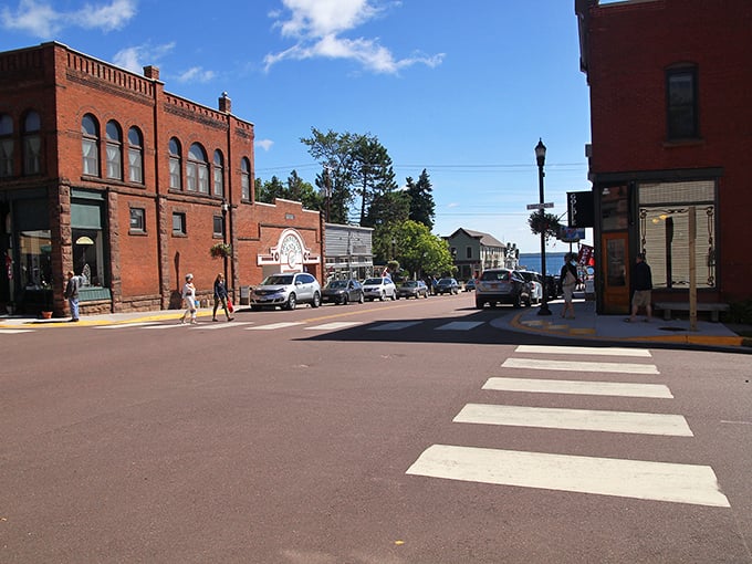 Bayfield's historic downtown invites you to slow down and savor small-town charm where Lake Superior's vastness meets Victorian brick architecture.