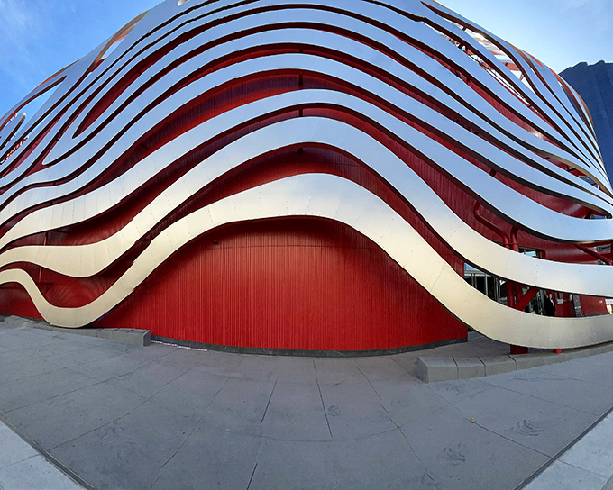 The Petersen's undulating metallic exterior isn't just architecture&mdash;it's automotive poetry in motion. Like a sports car frozen mid-slalom on Wilshire Boulevard.