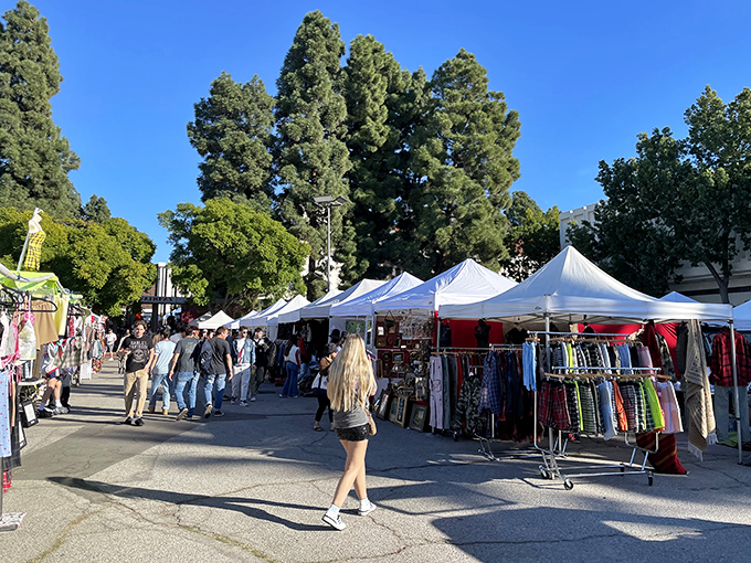 Rows of white tents under towering trees create LA's perfect Sunday morning &ndash; sunshine, shopping, and the sweet possibility of stumbling upon something extraordinary.