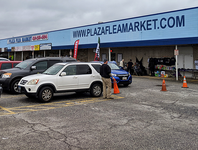 The blue-fronted wonderland beckons shoppers with its siren call of treasures waiting to be discovered on a typical Baltimore weekend.