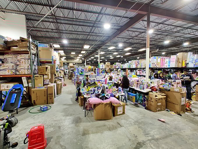 Welcome to bargain heaven! Treasures For Less in Houston offers a warehouse wonderland where your shopping cart becomes a treasure chest.