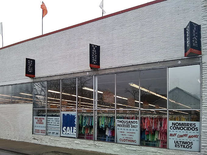 The unassuming white brick facade of Village Discount Outlet hides a treasure trove within. Like finding a $20 bill in last year's winter coat&mdash;the excitement is just beginning.
