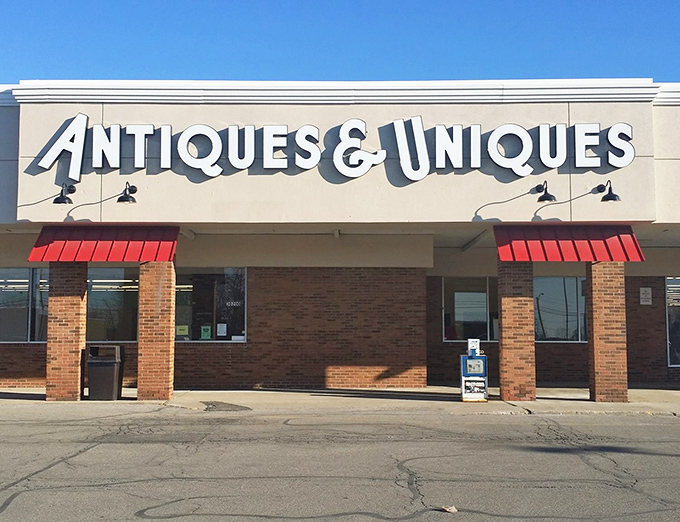 The unassuming storefront with its bold lettering and jaunty red awnings gives just a hint of the wonderland waiting beyond those doors.