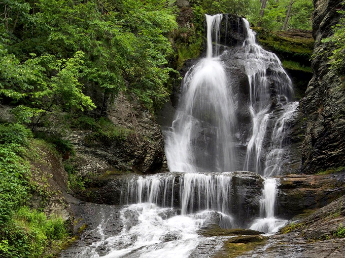 Mother Nature's masterpiece cascades 130 feet down ancient rock, creating Pennsylvania's most spectacular hidden treasure.