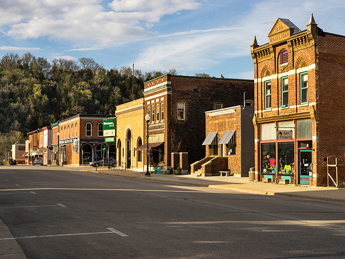 Lanesboro's main street looks like a movie set, but the relaxed locals strolling about remind you this is real small-town Minnesota magic.