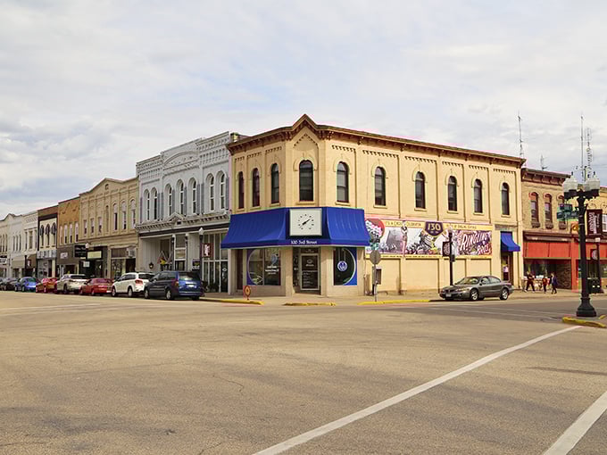 Baraboo's historic downtown square feels like stepping into a Norman Rockwell painting, except the Wi-Fi actually works and nobody's posing awkwardly with a turkey.