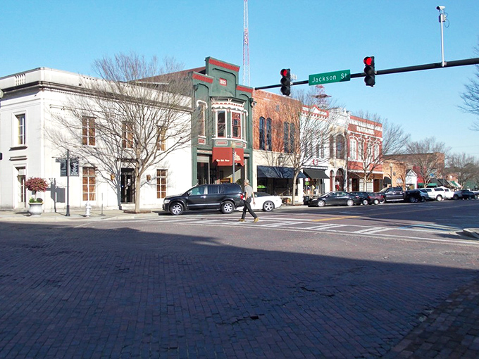 Thomasville's historic downtown beckons with brick facades and striped awnings&mdash;like stepping into a Norman Rockwell painting that somehow has better shopping options.