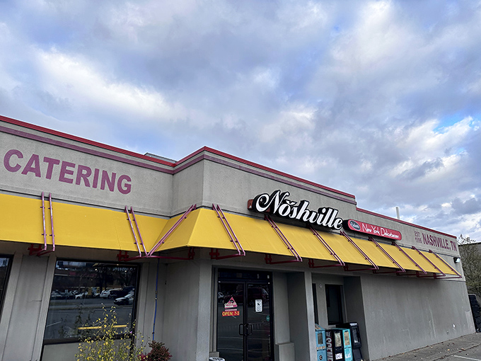 Those bright yellow awnings aren't just eye-catching&mdash;they're like a beacon guiding hungry souls to their New York deli salvation in Nashville.