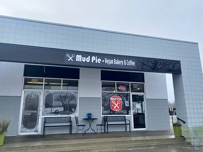 The unassuming storefront of Mud Pie Bakery might fool you, but inside awaits a vegan paradise that would convert even the most dedicated dairy devotee.