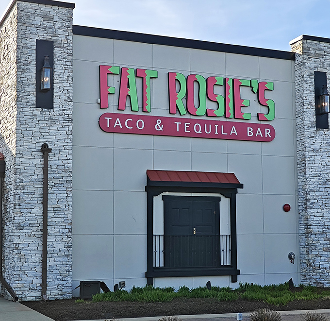 Fat Rosie's cheerful exterior welcomes you with vibrant flower boxes and sunny yellow trim. Like a Mexican postcard come to life in suburban Lincolnshire.