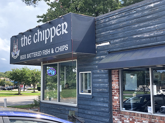 The unassuming blue exterior of The Chipper USA might not stop traffic, but what's happening inside will stop you in your culinary tracks.