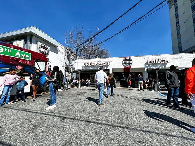 The breakfast pilgrimage begins here&mdash;a humble white brick building where culinary dreams come true and weekend lines form with good reason.