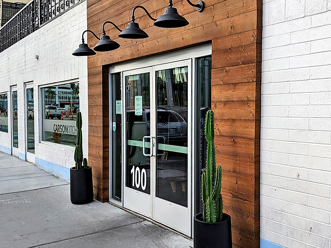 Downtown Las Vegas gets a culinary facelift with Carson Kitchen's unassuming exterior. Behind that modest facade lies a world of flavor worth discovering.