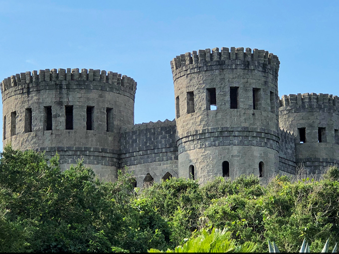 Those twin towers reach skyward like medieval sentinels keeping watch over St. Augustine's coastline, their weathered stone telling stories of another time and place.