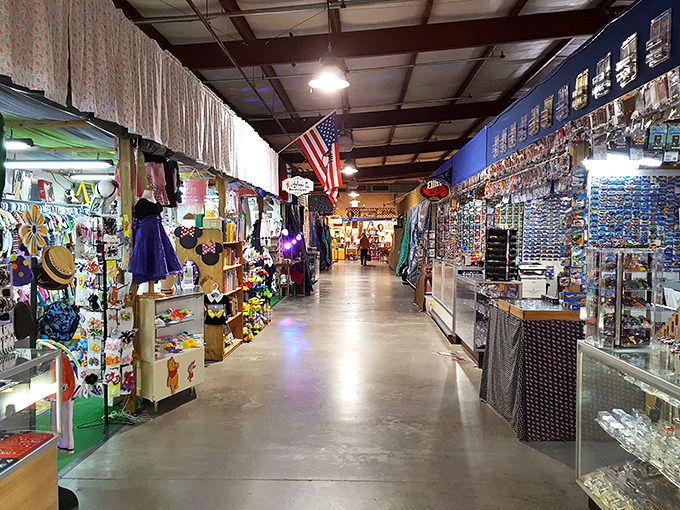 Long corridors of possibility stretch before you, where American flags hang proudly and treasures wait around every corner. The thrill of the hunt begins here! 