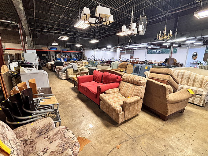 The unassuming exterior belies the wonderland within &ndash; St. Vincent de Paul's Cincinnati location is where treasures and bargains await the intrepid thrift explorer.