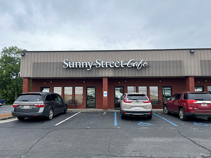 The unassuming exterior of Sunny Street Cafe proves once again that breakfast greatness often hides in plain sight, waiting for hungry explorers to discover its magic.