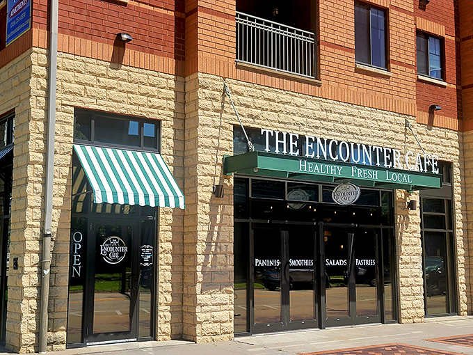 The perfect corner cafe doesn't announce itself with neon signs&mdash;just green and white awnings that whisper, "Come inside, the French toast is waiting."