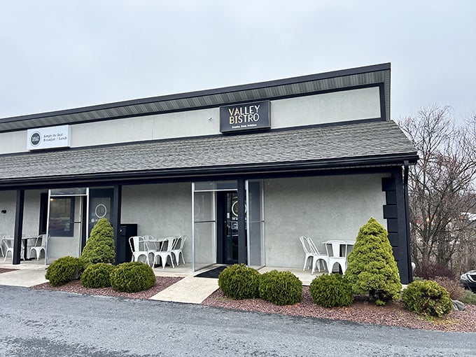 Valley Bistro's unassuming exterior hides culinary treasures within &ndash; like finding a Michelin-starred restaurant in your neighbor's garage.