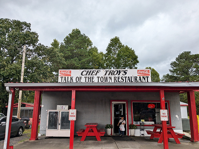 The unassuming red exterior of Chef Troy's might fool you, but locals know this humble building houses seafood treasures worth driving miles for.