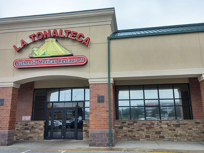 La Tonalteca's unassuming strip mall exterior hides a culinary fiesta waiting inside, proving once again that the best Mexican treasures require a bit of exploration.