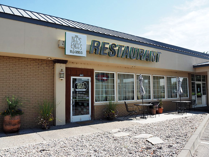 The unassuming exterior of Bee's Knees belies the culinary treasures within. Like finding a secret clubhouse for grown-ups with exceptional taste.