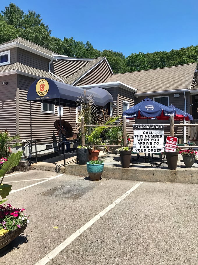 The unassuming exterior of Mac & Walt's proves once again that the best comfort food often hides in plain sight among New England's pines.