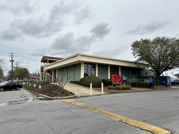 Ed's Burger Joint stands like a humble temple of comfort food, promising delicious salvation under Mississippi skies.