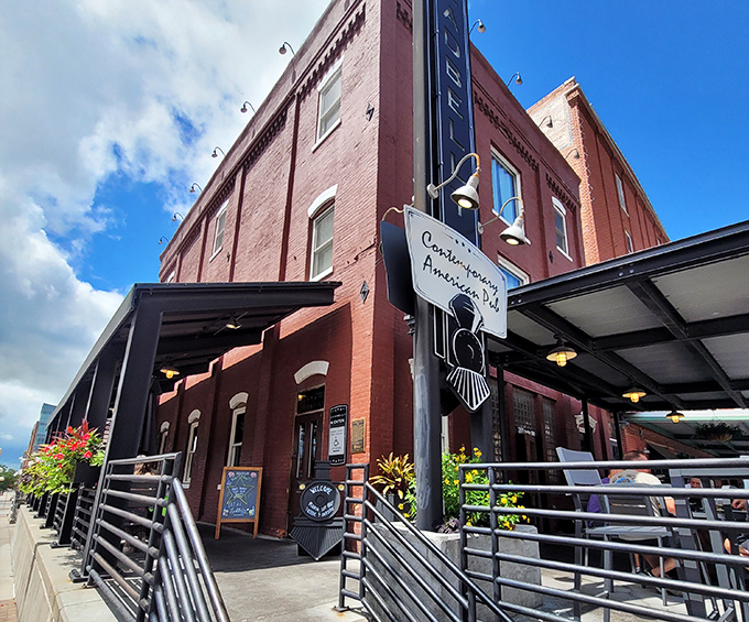 LeadBelly's iconic brick exterior stands proudly in Lincoln's Haymarket District, a beacon for comfort food pilgrims seeking cheesy salvation.